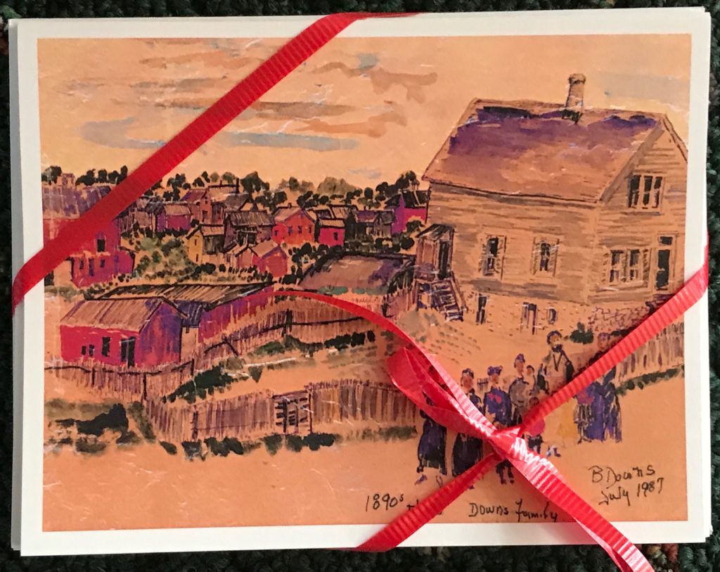 Blank inside note cards by Elgin artist Benjamin Downs – Elgin History ...